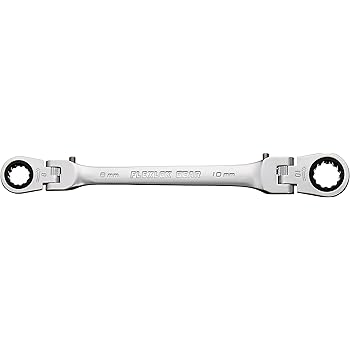 Amazon | SK11 ダブルフレックス ロック ギアー ラチェットレンチ 8mm×10mm | DIY・工具・ガーデン