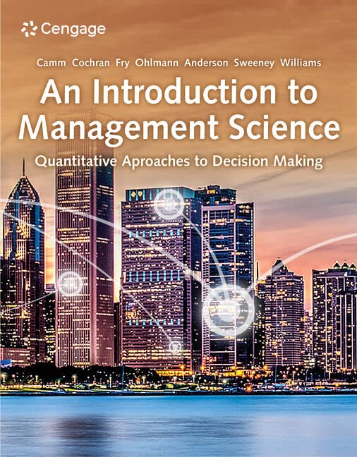 Amazon | An Introduction to Management Science: Quantitative Approaches to Decision Making ...