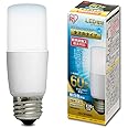Amazon | アイリスオーヤマ(IRIS OHYAMA) LED電球 口金直径26mm E26 T形 全方向タイプ 60W形相当 昼白色 LDT7N-G/W-6V1 1)単品 | アイリス ...