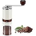 Amazon | VKCHEF コーヒーミル 手挽きコーヒーグラインダー セラミック臼 コーヒー豆挽き 珈琲ミル 外部6度調節機可能 お手入れ簡単 水洗い可能 小型 急速挽く 超細挽き 均一な ...