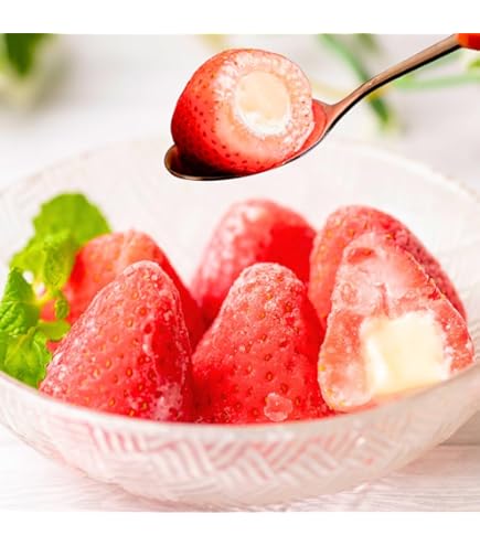 Amazon.co.jp: 【Amazon.co.jp限定】冷凍 いちごまるごと練乳入り