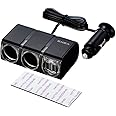 Amazon.co.jp: 星光産業 EXEA 電源増設ソケット USBツインソケット EM-150 : 車＆バイク