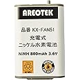 Amazon | 【2個セット】パナソニック対応 KX-FAN51 HHR-T407 コードレスホン子機用電池パック NTT電池パック-092 TSA-124 TEL-B2078H 互換 ...