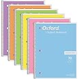 Oxford Spiral Notebook, 1 Subject, College Ruled Paper, 8 x 10-1/2 Inch ...
