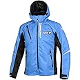 Amazon | エルフ(ELF) バイク用ブルゾン ジャケット Water Proof Fooded Blouson (ウォーター プルーフ フーデッド ブルゾン) ブルー 3L EL ...