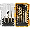 DEWALT DW1354 14-Piece Titanium Drill Bit Set, Yellow : Amazon.com.au ...