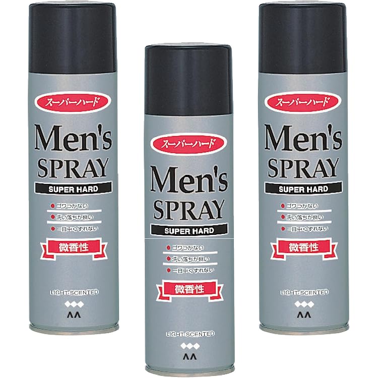 Amazon | マンダム メンズヘアスプレー スーパーハード 275g 微香性