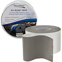 EternaBond RV Mobile Home Roof Seal Sealant Tape & Leak Repair Tape 4" x 50' Roll White ...