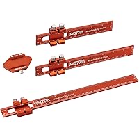 Woodworking Ruler, Precision Pocket Rulers, VICHSAMWY Scribing Ruler 12 ...