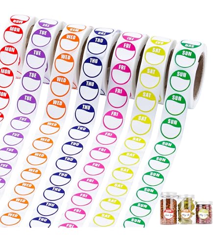 Sticker Paper Day Dots We Can Source It Ltd - Day Dot Food Label ...