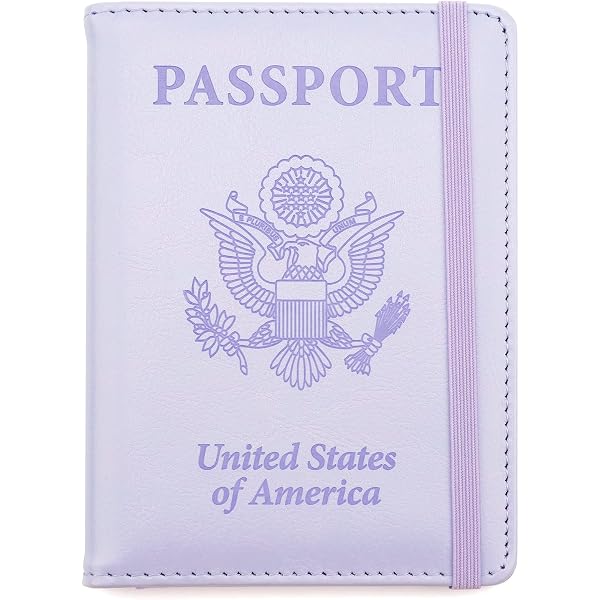 Cute Passport Wallet Combo Miwasion Cute With RFID Blocking - Initial ...