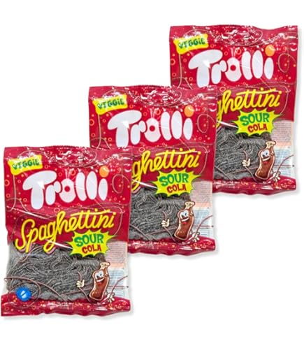 Amazon | トローリ スパゲティサワーコーラ グミ 100g輸入菓子