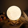 Moon lamp - Lampwin 5.9 Inch USB Rechargeable Dimmable LED 3D Full Moon ...