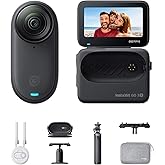 Amazon | Insta360 GO 3S - 4K小型ウェアラブルVlogビデオカメラ、ハンズフリーPOV、どこでもマウント、手ブレ補正、バッテリー寿命140分、10m防水、AI編集 ...