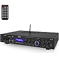 Pyle - Upgraded Premium Rack Mount Bluetooth Receiver, Home Theater Amp ...