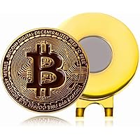Amazon | Don Flyee ゴルフ マーカー マグネット 仮想通貨 合金製 ハット クリップ E0017 | Don Flyee | ゴルフマーカー