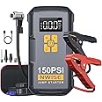 Amazon | NWISE ジャンプスターター エアコンプレッサー搭載 2500Aピーク電流 電動空気入れ 一台四役 モバイルバッテリー LEDライト搭載 安全保護機能 日本語取扱説明書 ...