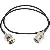Alvin's Cables Blackmagic RG179 Coax Flexible HD SDI Cable for BMCC Video Camera BNC Right Angle ...