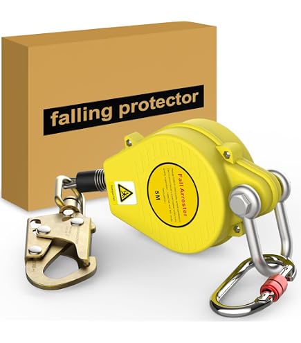 Self Retracting Lifeline 330lbs 10M Safety Fall Arrester Self Locking ...