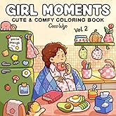 Comfy Days: Coloring Book for Adults and Teens Featuring Super Cute ...