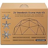 Hubs Geodesic Dome Kit - 12cm x 19cm x 23cm - 176 Pieces - Ages 8 ...