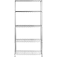 Amazon Basics 5-Shelf Adjustable, Heavy Duty Storage Shelving Unit (159 ...