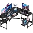 Amazon.co.jp: YeTom ゲーミングデスク パソコンデスク 机 l字デスク 125cm x 125cm ゲーミングテーブル pcデスク収納袋付き学習机 computer desk ...