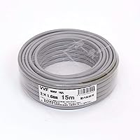 Amazon | 愛知電線 VVF ケーブル2芯 1.6mm 15m 灰色 VVF2×1.6M15 | 多芯ケーブル | 産業・研究開発用品 通販