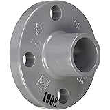 Amazon | HSバルブ TSフランジ U-PVC HSフランジ 10K TS式 接続口径 20A 型式10KTSF20 | 継手