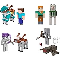 Amazon.co.jp: マインクラフト(MINECRAFT) ベーシックフィギュア2体セット Kアソート【フィギュア2体セット×4種 ...