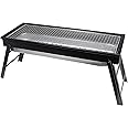 Amazon.co.jp: FULTAC BBQ ワイド コンロ 工具不要 組立簡単 大人数 耐荷重8kg 約W74×D22.5×H32.5cm（本体組立時）3940 : スポーツ＆アウトドア