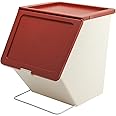 Amazon｜「スタックストー」 ゴミ箱 pelican garbee ( ペリカン ガービー) レッド 38L｜フタ付きゴミ箱 オンライン通販
