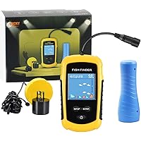 Amazon | LUCKYLAKER 氷釣り カヤック 釣り ポータブル 魚群探知機 ワカサギ 海 ボート 魚探 フィッシング 携帯 小型 SUPフィッシング バス釣り ...