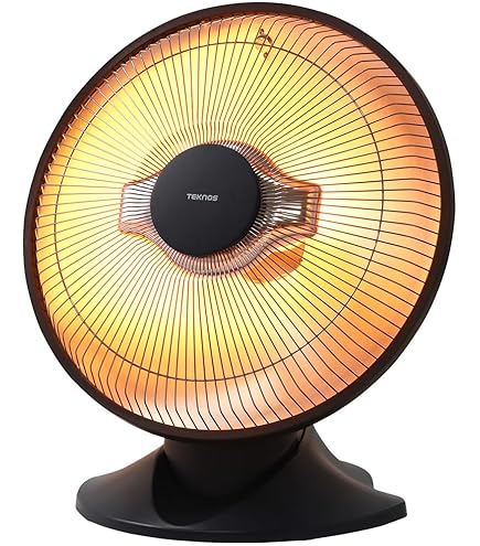 Amazon | TEKNOS パラボラハロゲンヒーター床置ブラック 800W,400W PH
