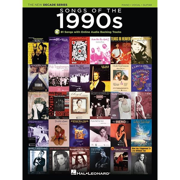 Vh1 100 Greatest Songs Of The 90s Piano Sheet Music Guitar