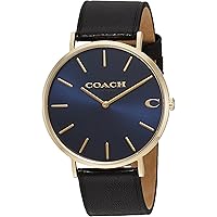 Amazon | [コーチ] 時計 メンズ チャールズ41MM クォーツ グリーン ブラック 14602436 [並行輸入品] | 腕時計 ...