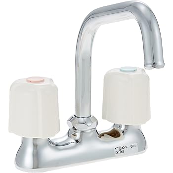 Amazon | KVK 2ハンドル混合栓 【KM17NE】 | キッチン用水栓