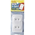 Amazon.co.jp: エルパ(ELPA) テーブルタップ3P 配線 コンセント 125V 15A 1口用 A-41H(W) : パソコン・周辺機器