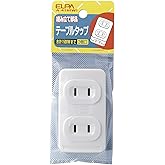 Amazon.co.jp: エルパ (ELPA) 角型ダブルコンセント 配線 コンセント 125V 15A 2口用 A-51H : DIY・工具・ガーデン