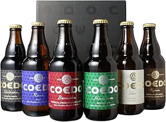 Amazon.co.jp: COEDO（小江戸・コエド）ビール 瓶333ml 6本セット : 食品・飲料・お酒