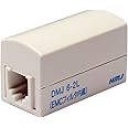 Amazon | 八光電機製作所 6極2芯 EMCフィルタ内蔵中継コネクタ(AM波ラジオ等) 20mm×45mm×25.3mm DMJ6-2L(HMJ) | 八光電機製作所(八光電機製作所 ...