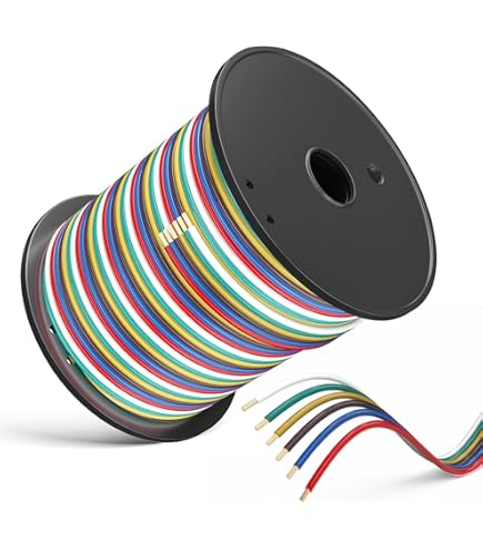 Car Stereo Hookup Wire 11-Roll 14 Gauge Automotive Wire Spool Set ...
