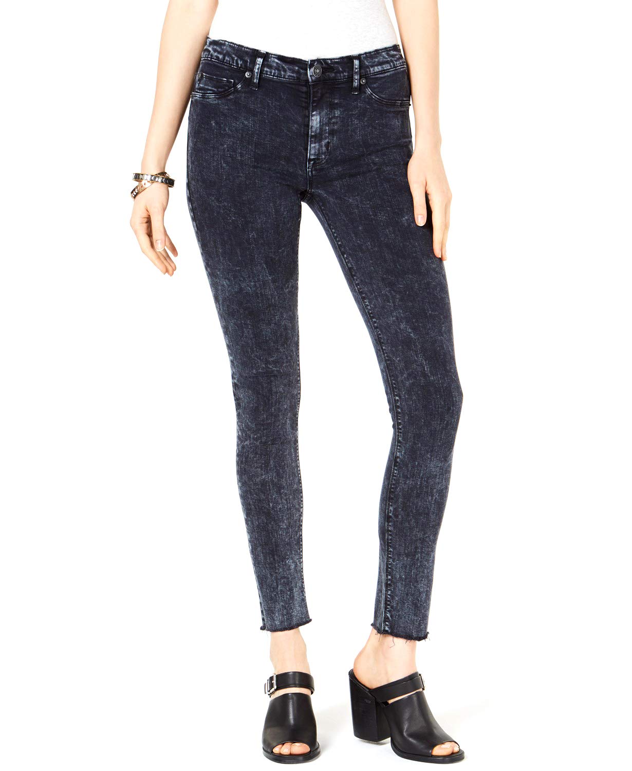 Hudson | Nico Mid-Rise Skinny Jeans | Distressed | 永遠のファッション