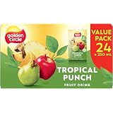 Golden Circle Golden Pash Fruit Drink Poppers Multipack Lunch box Value ...