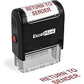ExcelMark Return to Sender NOT at This Address Self Inking Rubber Stamp ...