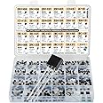 Amazon.co.jp: トランジスタ詰め合わせキット 434個 24値 BJT Mosfet ゲルマニウム Darlington JFET ...