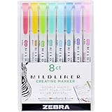 Zebra Pen Mildliner Double Ended Highlighter Set, Broad and Fine Point ...