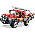 LEGO City Fire Chief Response Truck 60231 Building Kit, Vehicle Toy for ...
