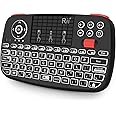 Rii i4 Mini Bluetooth Keyboard with Touchpad, Blacklit Portable ...