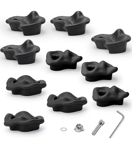 Outdoor Climbing Grips 10-Piece Rock Climbing Holds Set For Kids ...